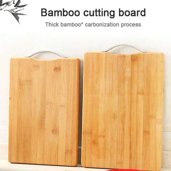 Kitchen utensils Wooden chopping board Bamboo rectangular chopping ...