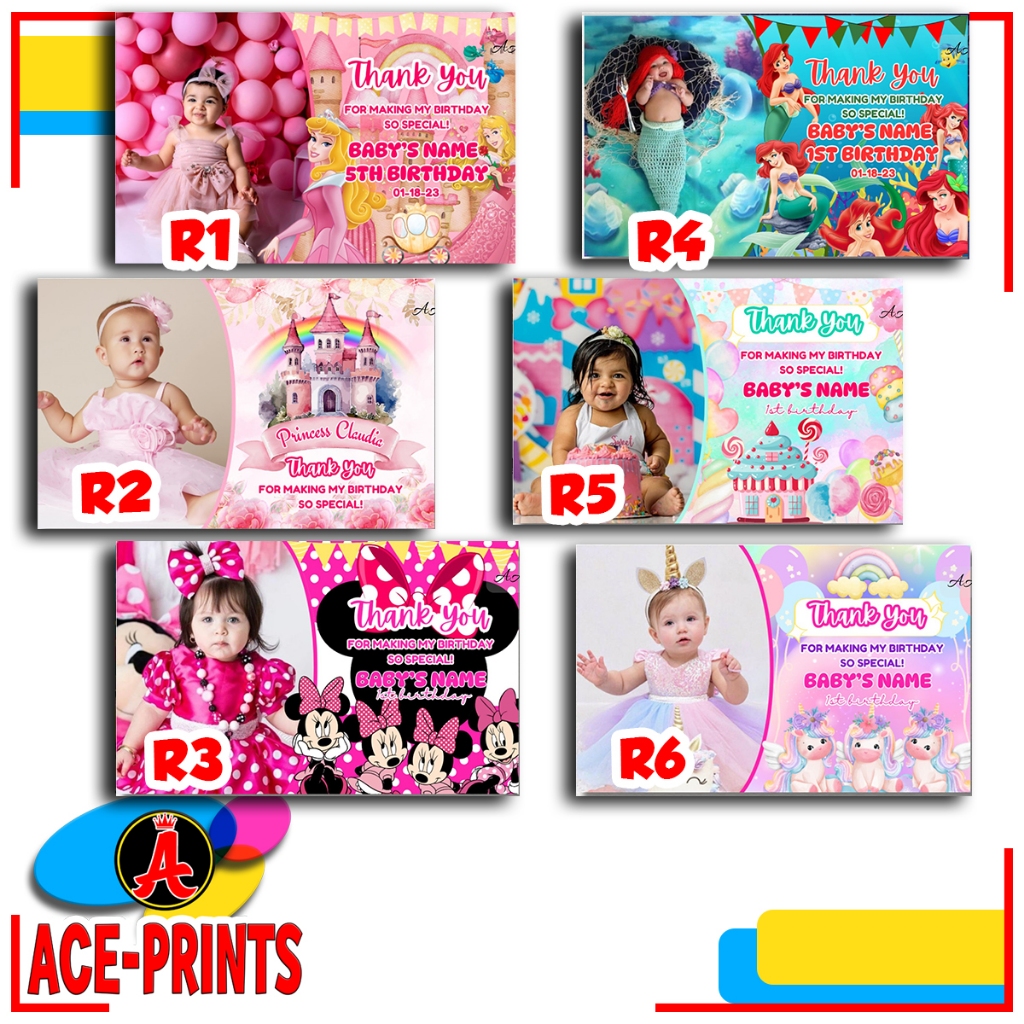 Girl Design Ref Magnets for Birthday | Christening | Baptismal | Shopee ...