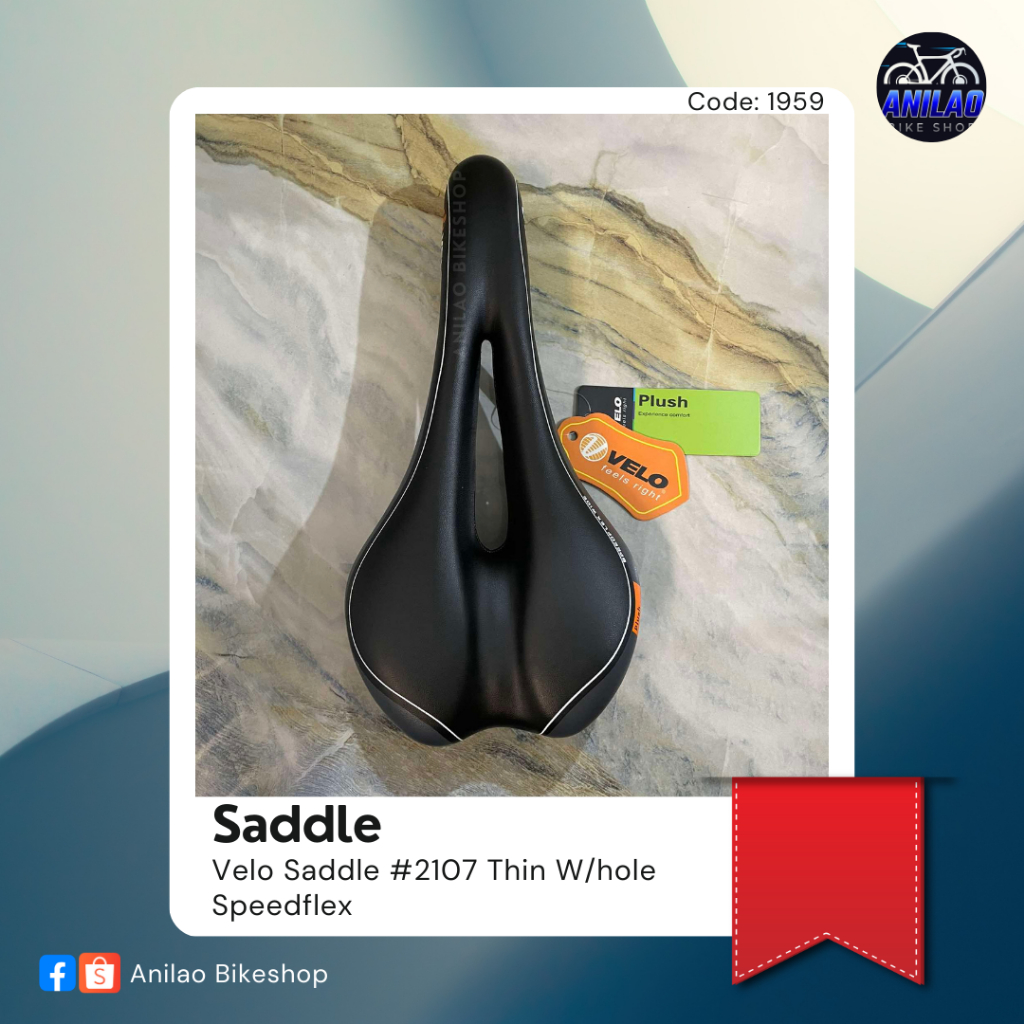 Velo Saddle #2107 Thin W/hole Speedflex | Shopee Philippines