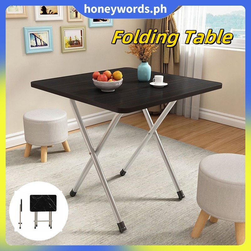 COD Ready Stock Folding Dining Table Foldable Desk Portable Table ...