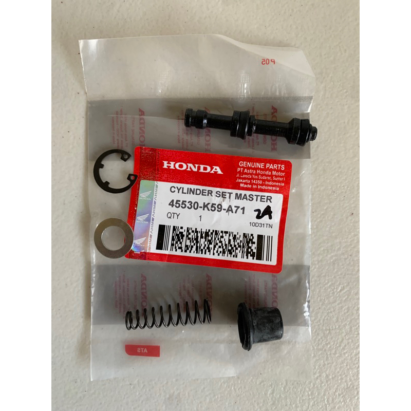 K59 Honda Cylinder Brake Master Repair Kit Click 125i v2 / 150i V2 Game ...