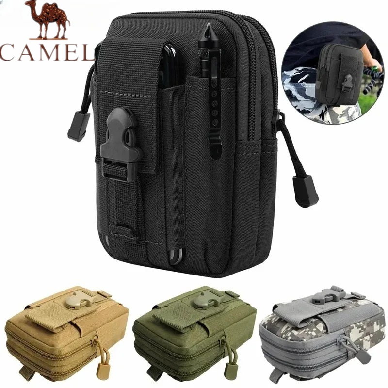 Camel Molle Tactical Outdoor Hunting Waist Bag Toolkit Organizer Of ...