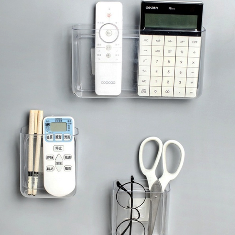 Air conditioning TV remote control bracket multi-functional wall hanging storage box | Shopee ...