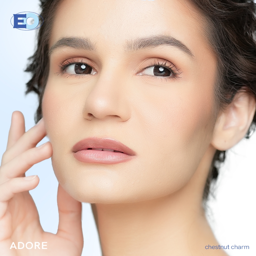 EO Flexwear Adore Chestnut Charm | Graded Brown Contact Lenses (12 ...