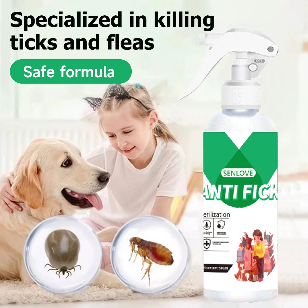 SENLOVE Anti Flea And Tick For Dogs Spray Pet Garapata Remover Killer ...