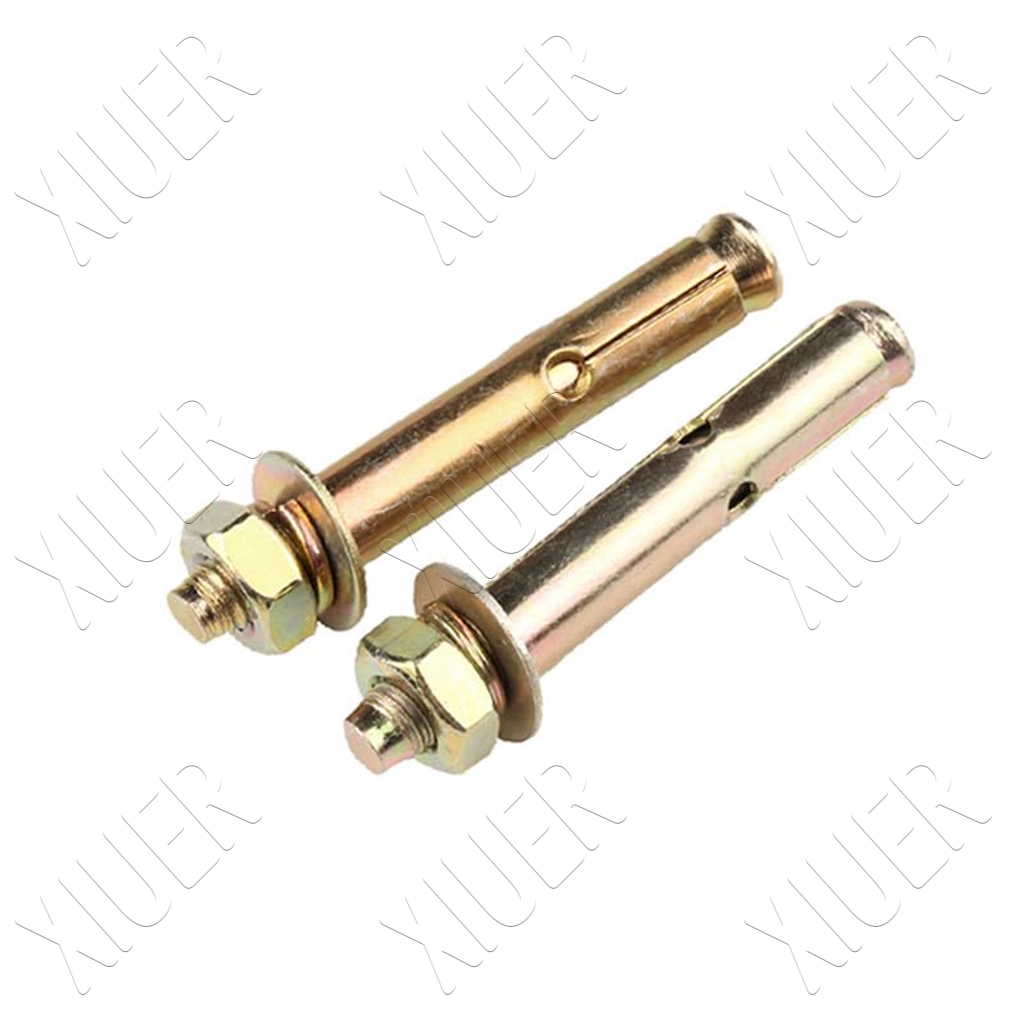 M8 x 80mm Plated Zinc Expansion Bolts Concrete Wall Fixing Anchor Bolt ...