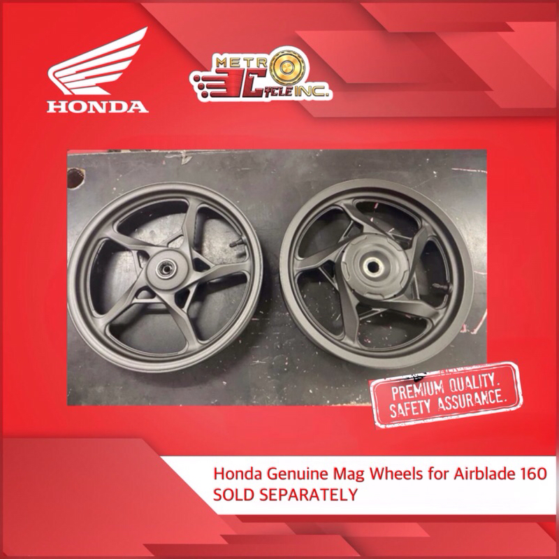 Honda Genuine Mag Wheels for Airblade 160 SOLD SEPARATELY | Shopee ...
