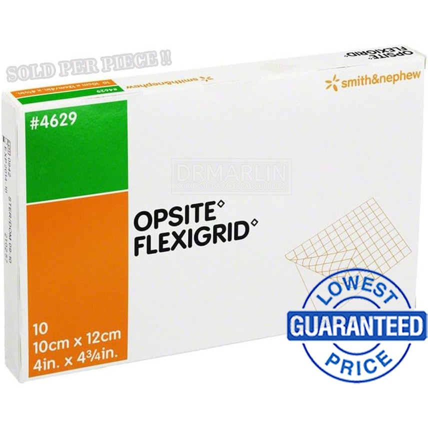 OPSITE FLEXIGRID TRANSPARENT DRESSING 10cm x 12cm [SOLD PER PIECE] 2029 ...