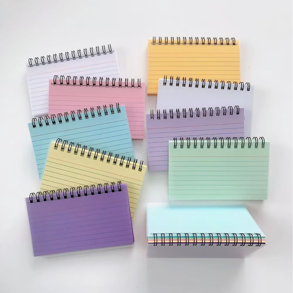 50PCS Thickened Transverse Line Coil Notebook Spiral Notebook Color ...