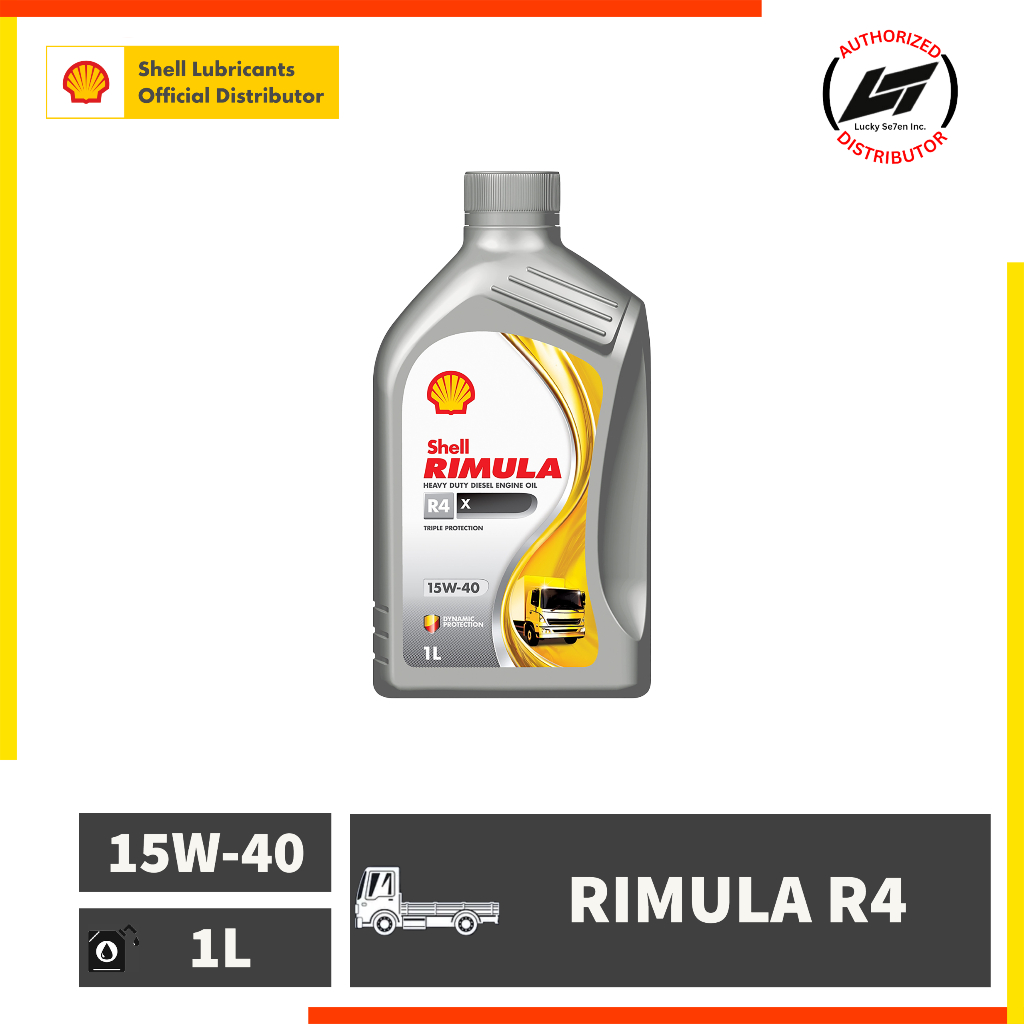 Shell Rimula R4X 15W-40 1L | Shopee Philippines