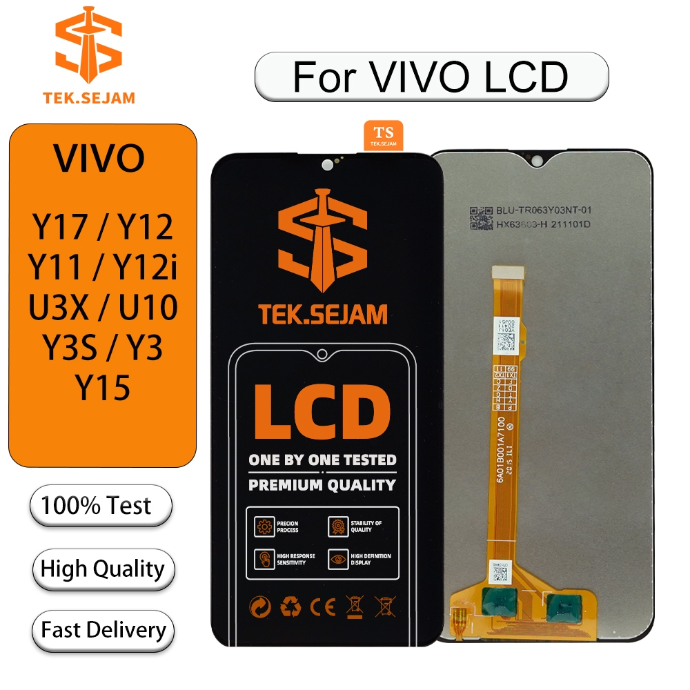 TEK.SEJAM Original LCD For VIVO Y17/Y11/Y12/Y15/U10/U3X/Y3/Y3S Display screen Assembly ...