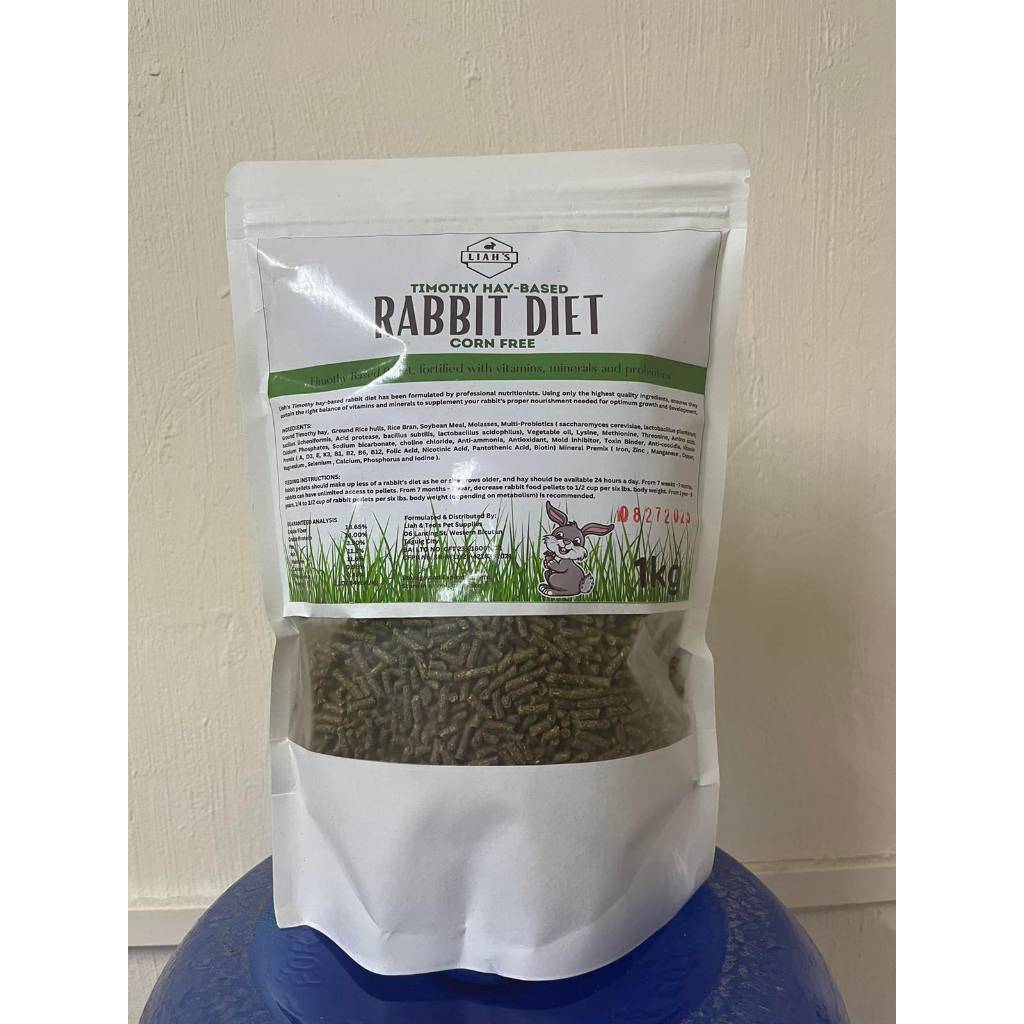 Liah's Timothy Hay- Based Rabbit Diet Pellet | Shopee Philippines