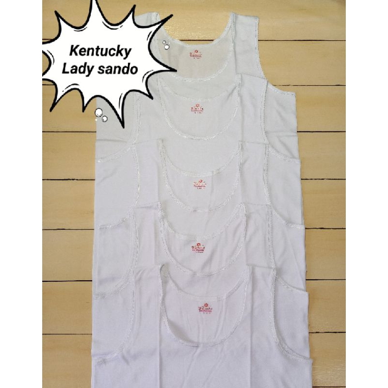 Kentucky Lady Sando white ( XXXS to XXL) | Shopee Philippines
