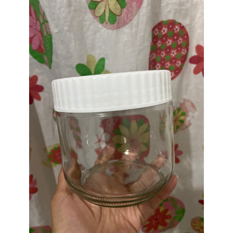Glass jar garapon white lid from England | Shopee Philippines