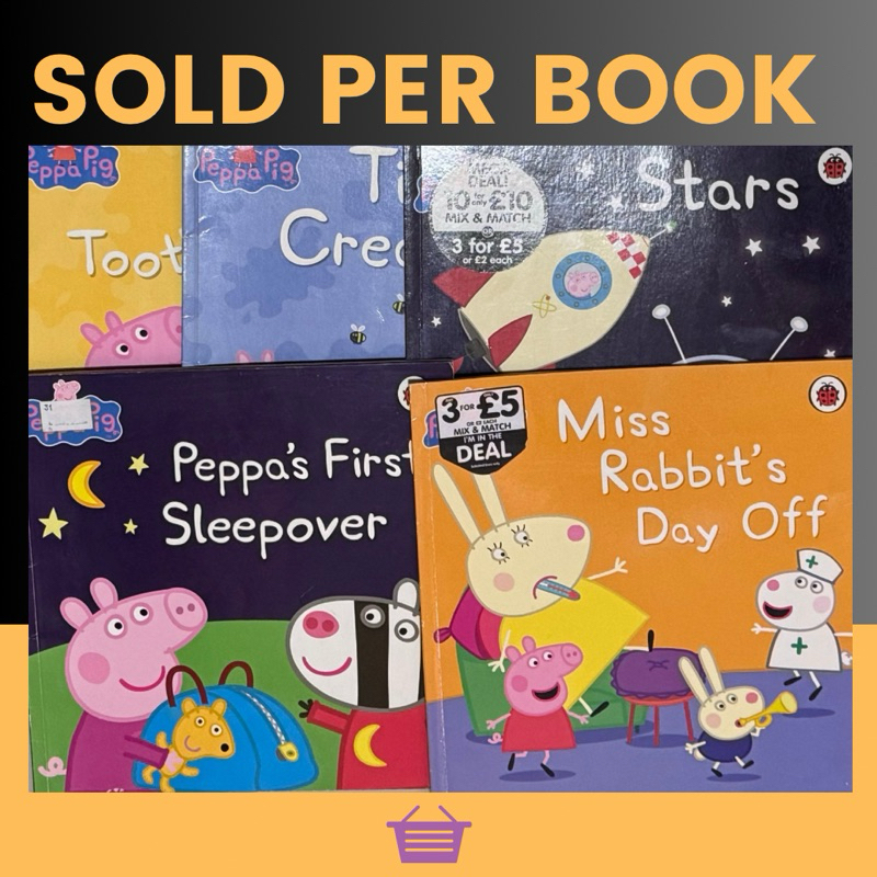 Peppa Pig Flat Book Storybooks Picture Books Children’s Book | Shopee Philippines