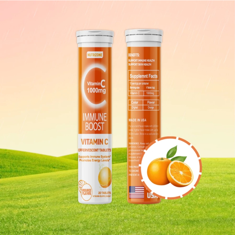 Nutrizone Effervescent Tablet Vitamin C Immune Boost Support Immune ...