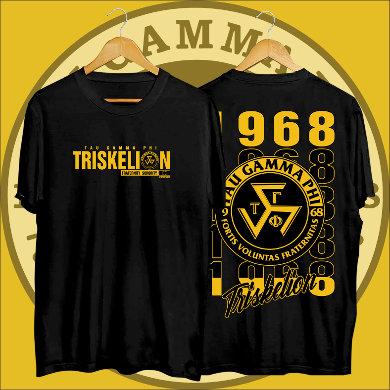 TEAM ITIK CLOTHING TRISKELION BY NATURETAU（1968 design ) TAU GAMMA PHI ...