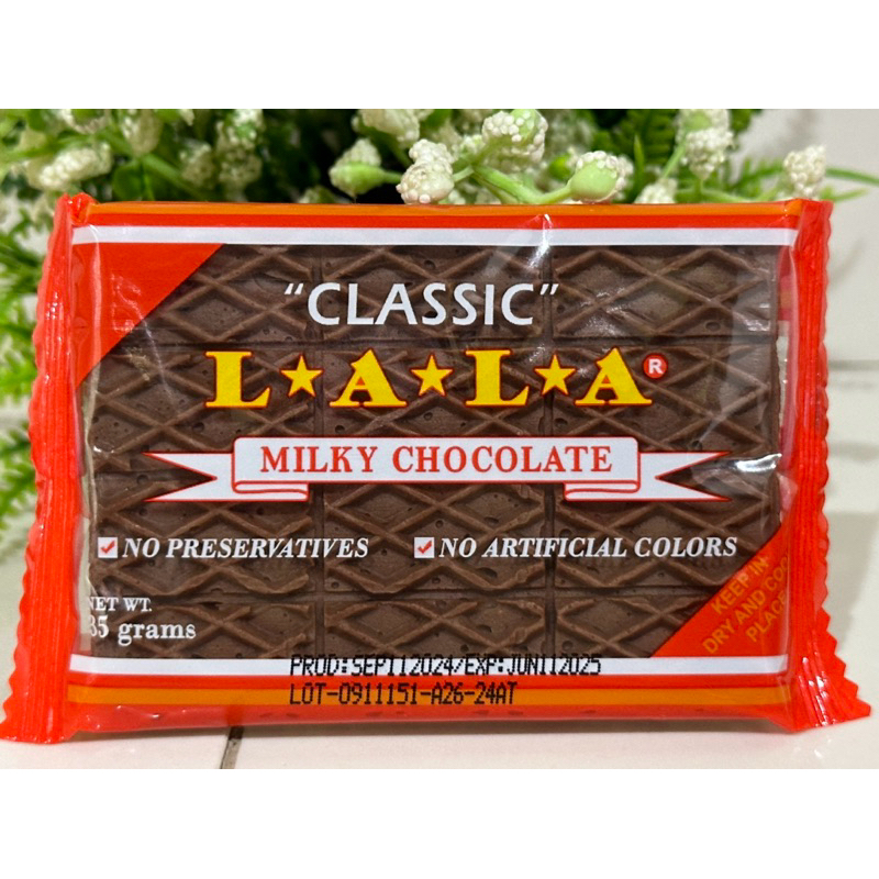 LALA MILKY CHOCOLATE BAR 35g | Shopee Philippines