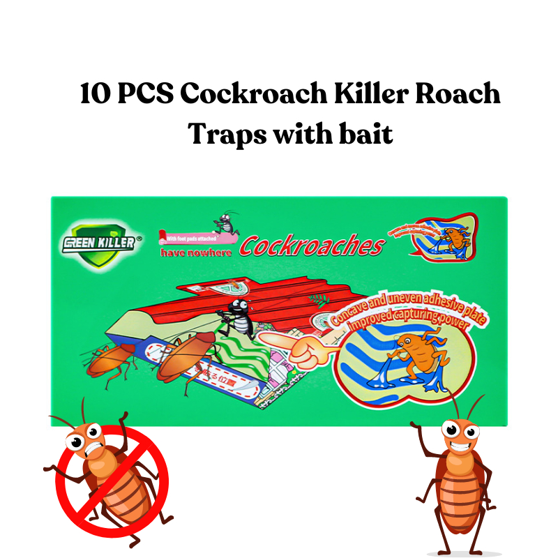 10 PCS Cockroach Killer Roach Traps with bait | Shopee Philippines