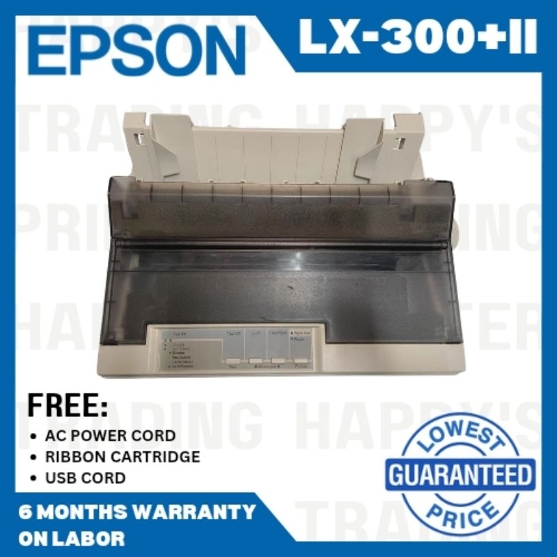 EPSON LX-300+II DOT MATRIX PRINTER | Shopee Philippines