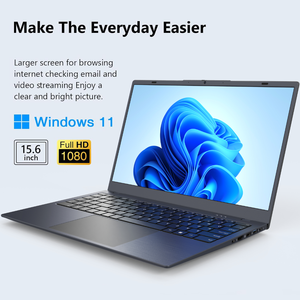 NingMei 15.6" Laptop Intel 11th Gen / DDR4 16GB RAM / M.2 512GB SSD ...