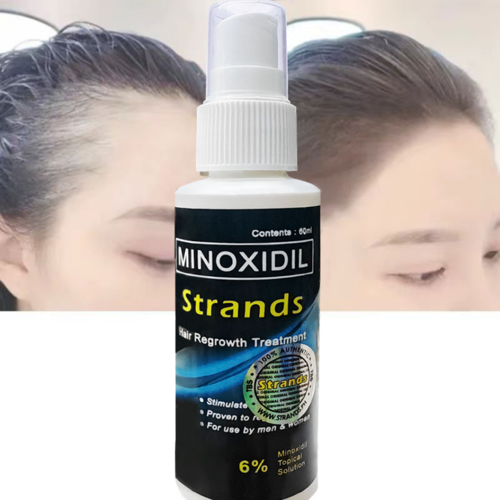 Authentic Minoxidil Strands 6% Minoxidil Topical Solution Hair Grower ...