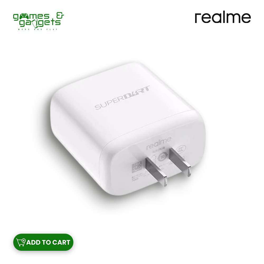 Realme 65w SuperDart Power Adapter With Cable | Shopee Philippines