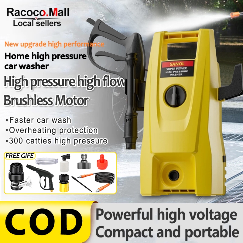 Portable High Pressure Washer Super Power Car Washer Heavy Duty Spray ...