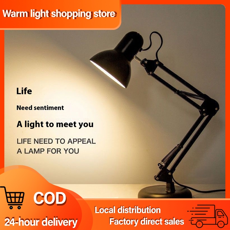 LED folding table lamp American retro table lamp Modern simple table ...