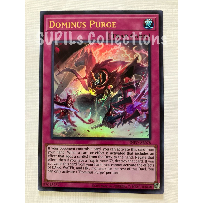 YuGiOh! OCG AE Dominus Purge INFO-AE078 (UR) | Shopee Philippines
