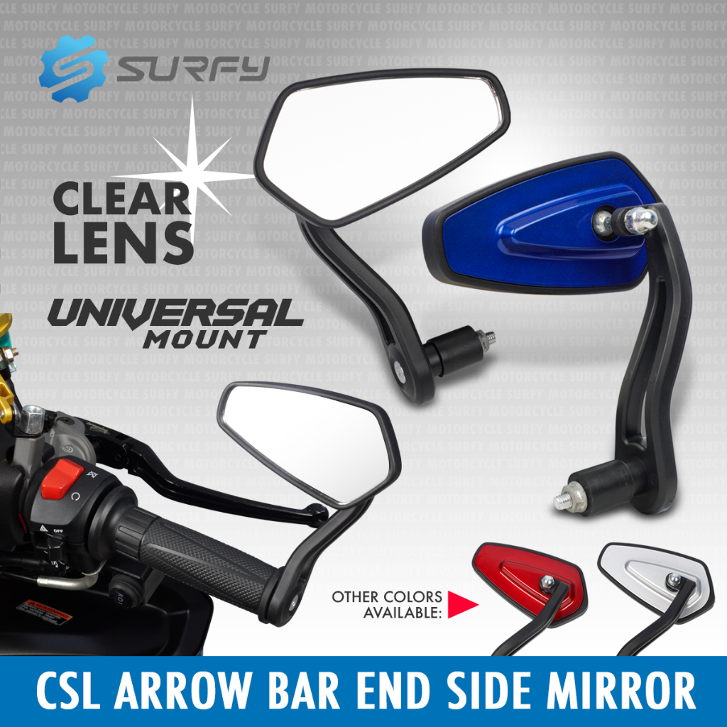 CSL Arrow Bar End Side Mirror JAPAN Quality Universal | Shopee Philippines