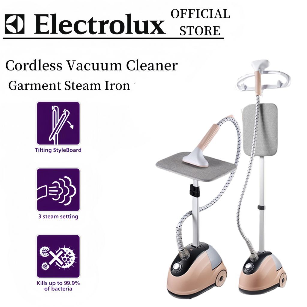 Electrolux Double Rod Steam Iron Clothes Hanging Handheld Electric Iron ...