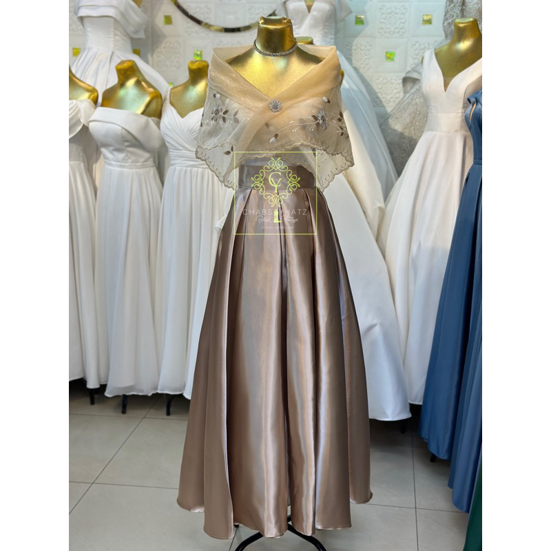 Alampay Filipiniana hand painting with skirt, women top accessories ...