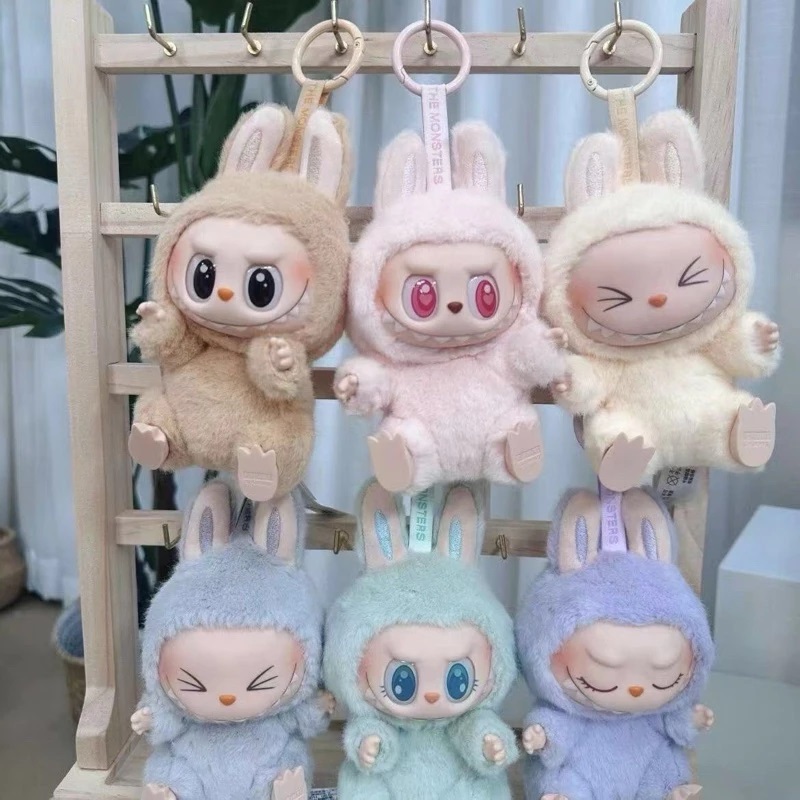 Labubu V2 Doll Blind Box Exciting Macaron The Monsters Labubu Vinyl ...