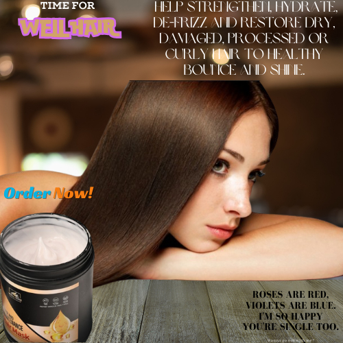 Well Hair Repair And Maintenance Hair Mask Hair mask treatment Hair ...