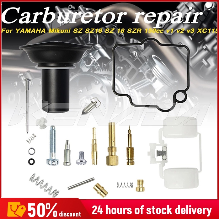 Carburetor repair kit YAMAHA SZ SZ16 SZ 16 SZR 150cc v1 v2 v3 XC115 CARBURATOR DUAL CABLE ...