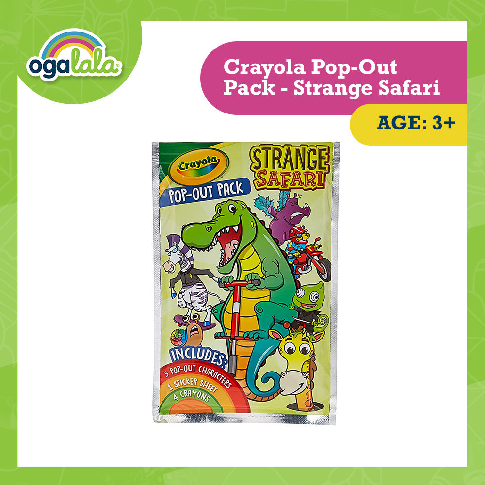 Crayola Pop-out Pack - Strange Safari | Shopee Philippines