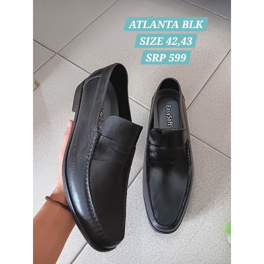 Authentic Easy Soft by World Balance Mens Black Shoes ATLANTA EasySoft ...