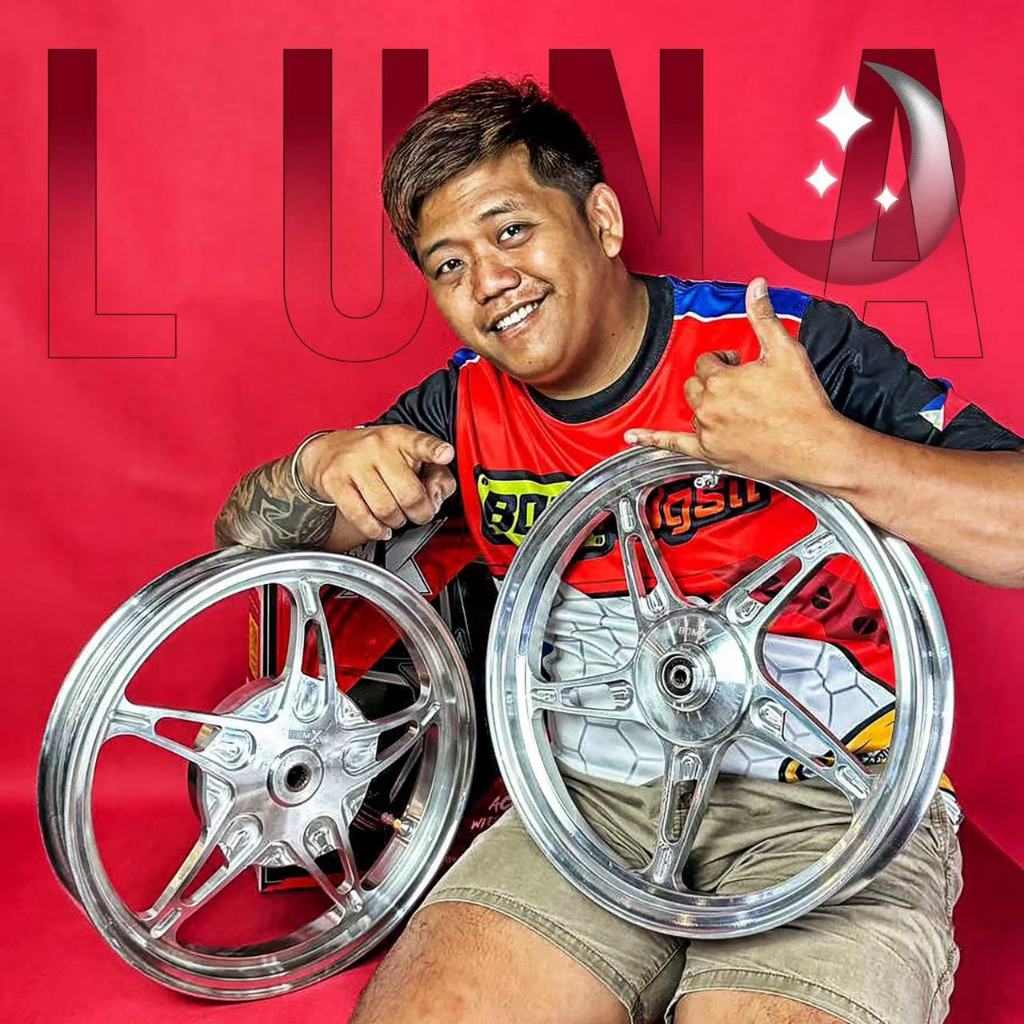 BOM RANGSIT MAGS LUNA Bom X mags CLICK/MIO110/M3 5 SPOKES CNC RIM FOR ...