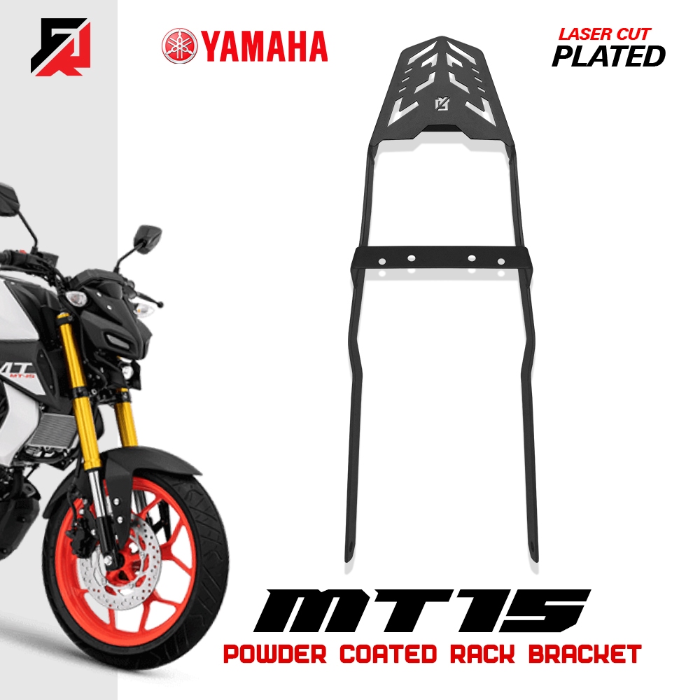 YAMAHA MT-15 / TOPBOX BRACKET / BLACK POWDER COATED / HEAVY DUTY ...