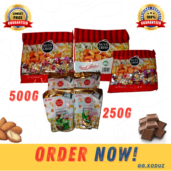 COCO NUTS CRISP TRIPLE MIXED DELICIOUS TASTE (250g & 500g) Assorted ...