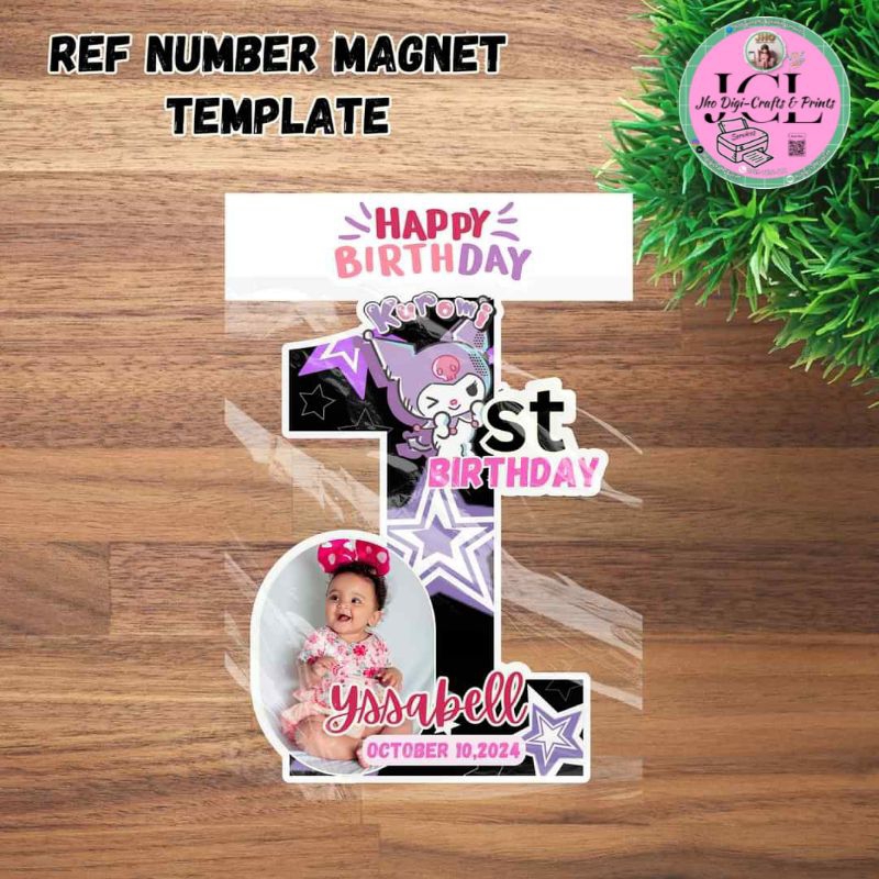 Personalized number ref magnet souvenirs perfect for all occasions ...