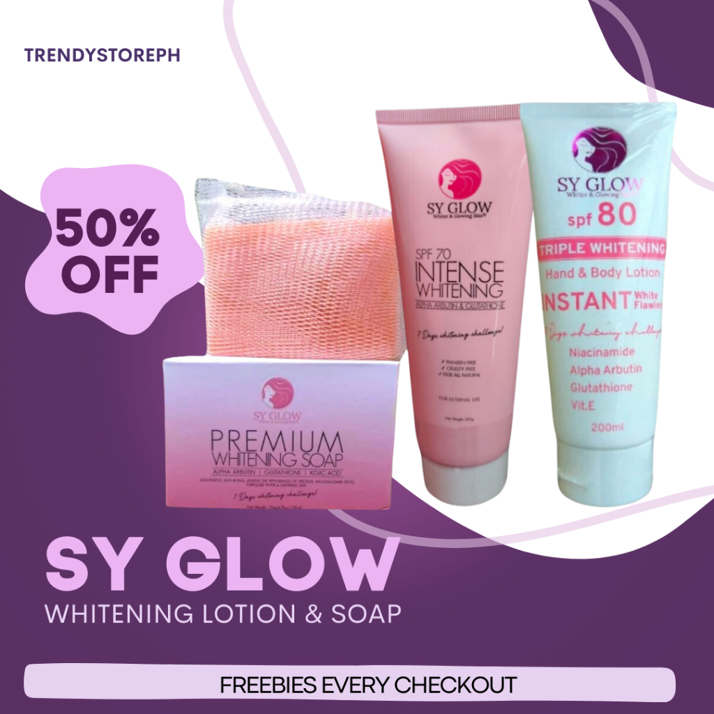 Sy Glow Triple Whitening Instant White spf 80 (200ml) | Shopee Philippines