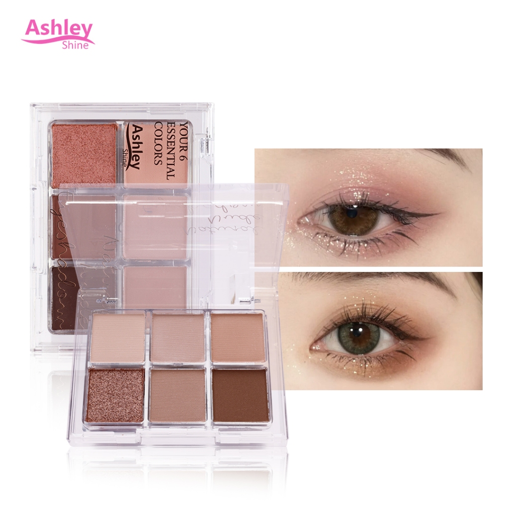 Ashley Shine Eyeshadow Palette Matte Pearly Fine Shimmer Everyday Eye ...