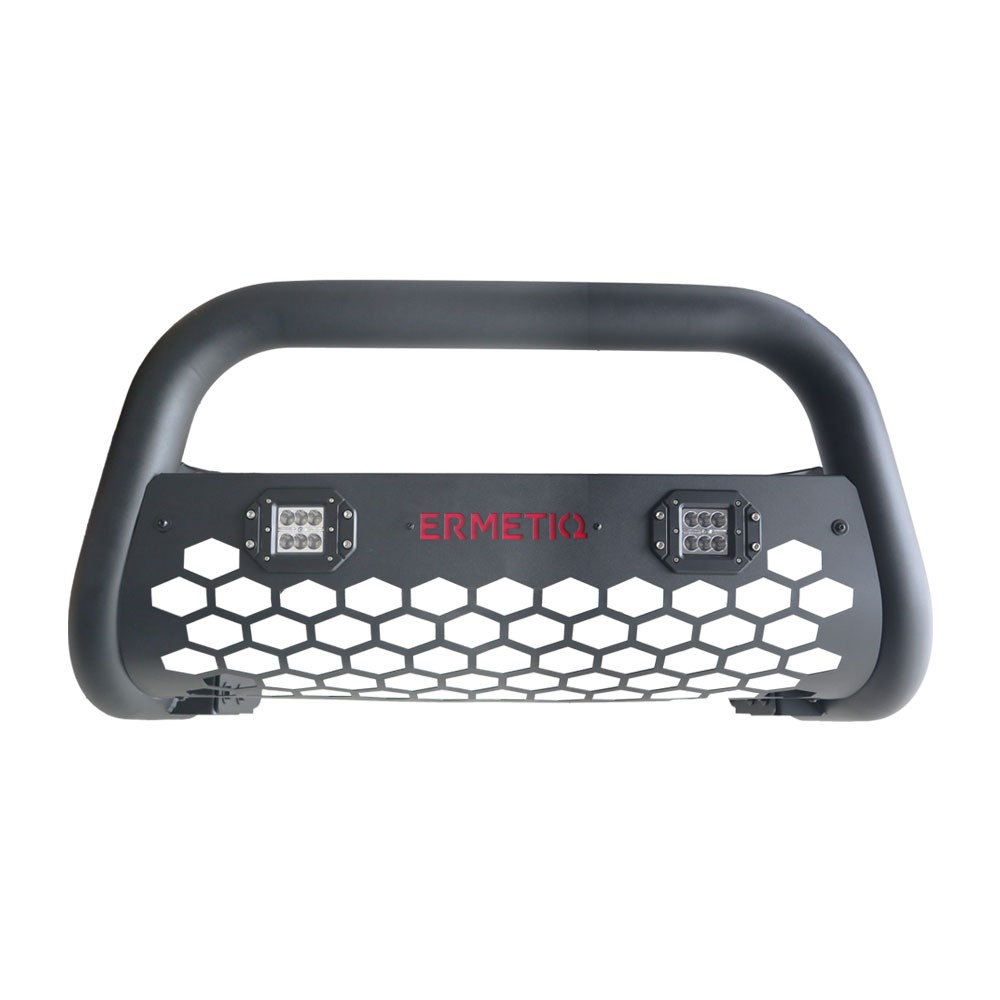 MITSUBISHI TRITON STRADA 2020-2023 FRONT BUMPER GUARD W/LED/NUDGE BAR ...