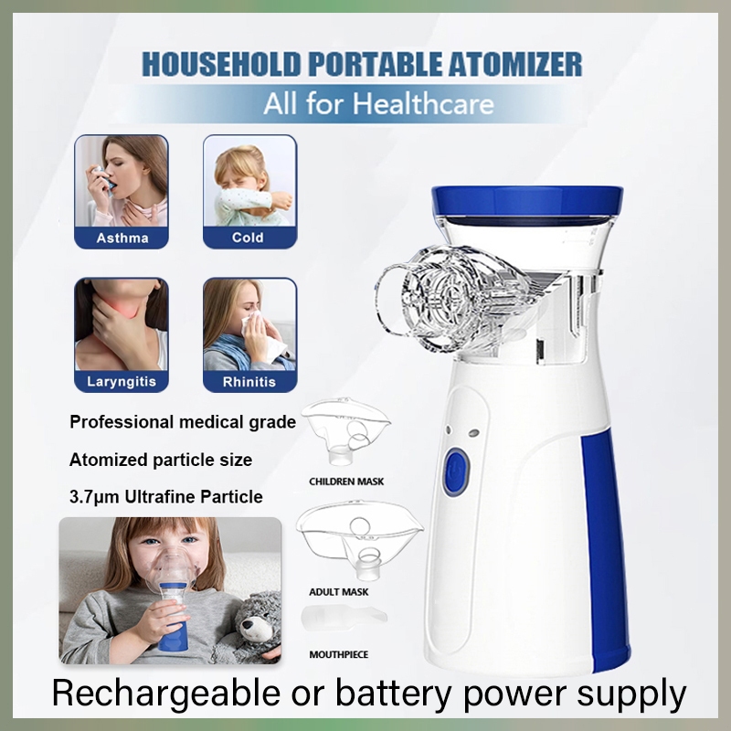 Portable nebulizer Handheld mini inhaler Ultrasonic automatic nebulizer ...