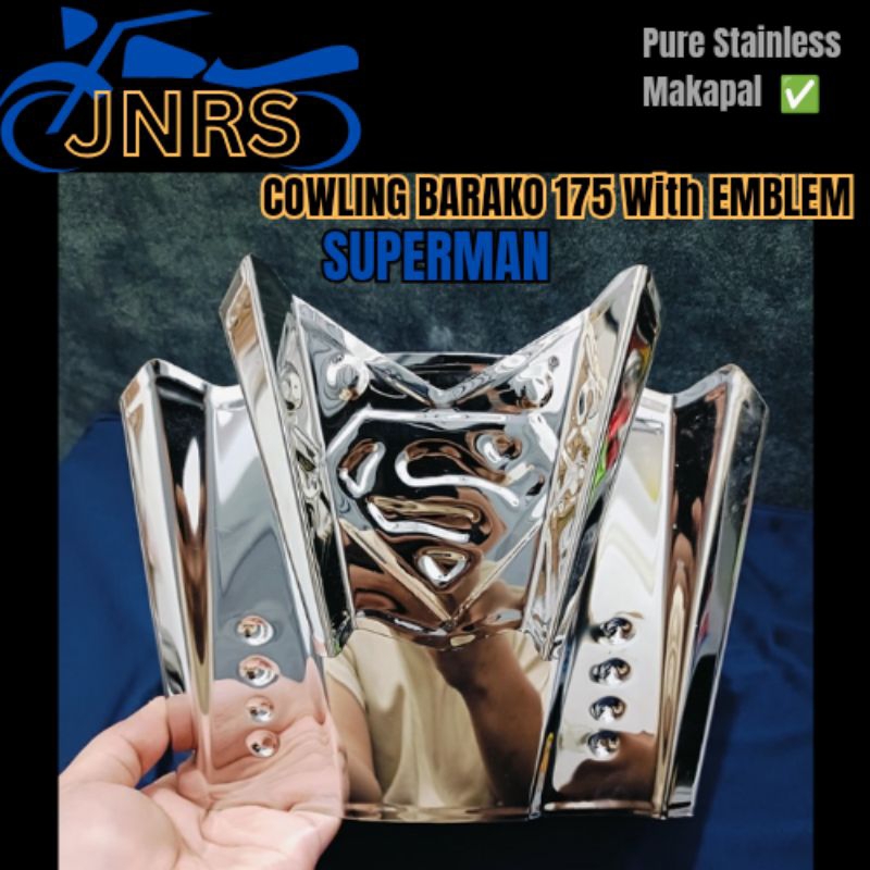 Cowling with EMBLEM for Barako 175 TMX 125 PINOY 125/155 Stainless ...