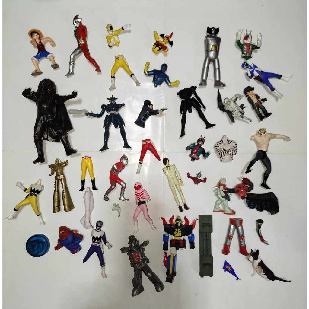 Anime / Sentai / Ultraman / Kamen Rider Assorted Figure SCRAP ONLY FOR ...