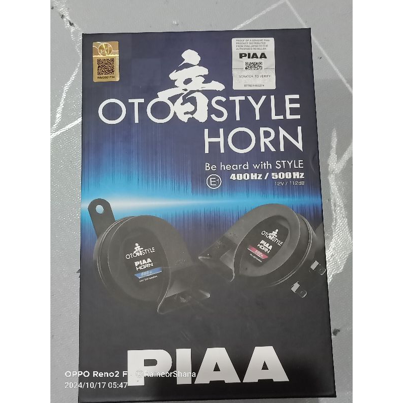 PIAA OTO STYLE HORN 400Hz / 500 Hz 12v 112dB ( original) | Shopee Philippines