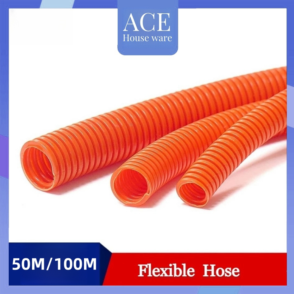 ORANGE Flexible Hose PVC 1/2 3/4 50METERS/100METERS | Shopee Philippines